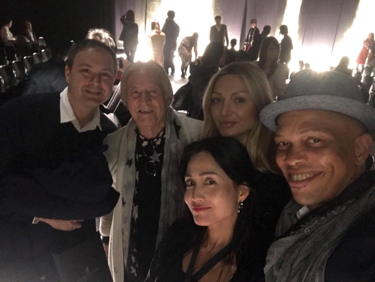 Raymond Johnson and Bill Hersey came to visit the FORTUNA Tokyo fashio